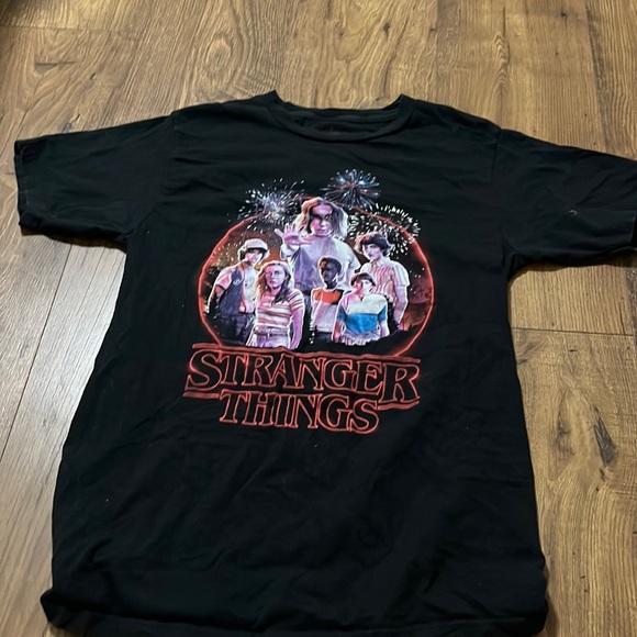 Tops | Black Stranger Things Season 3 Tee Shirt | Poshmark